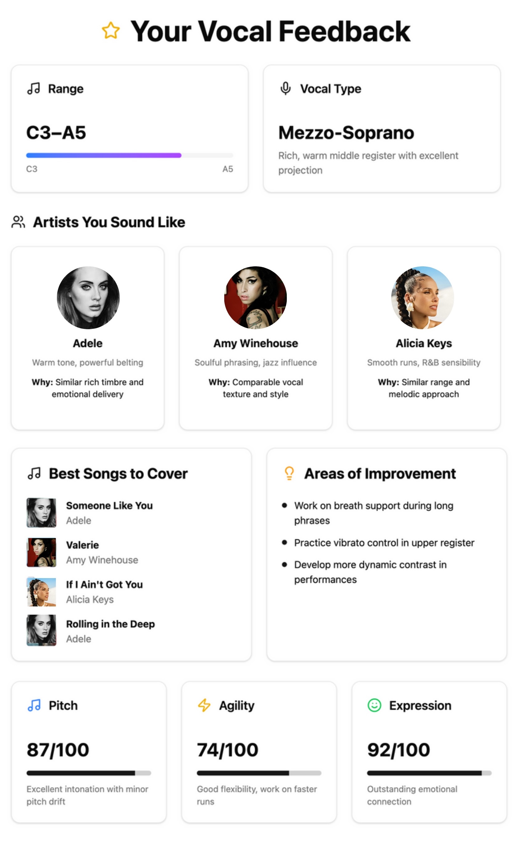 Sing One Song - AI-Powered Vocal Coaching
